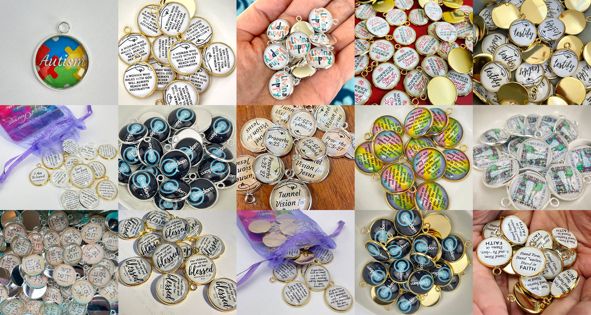 Custom-Designed Logo Charms