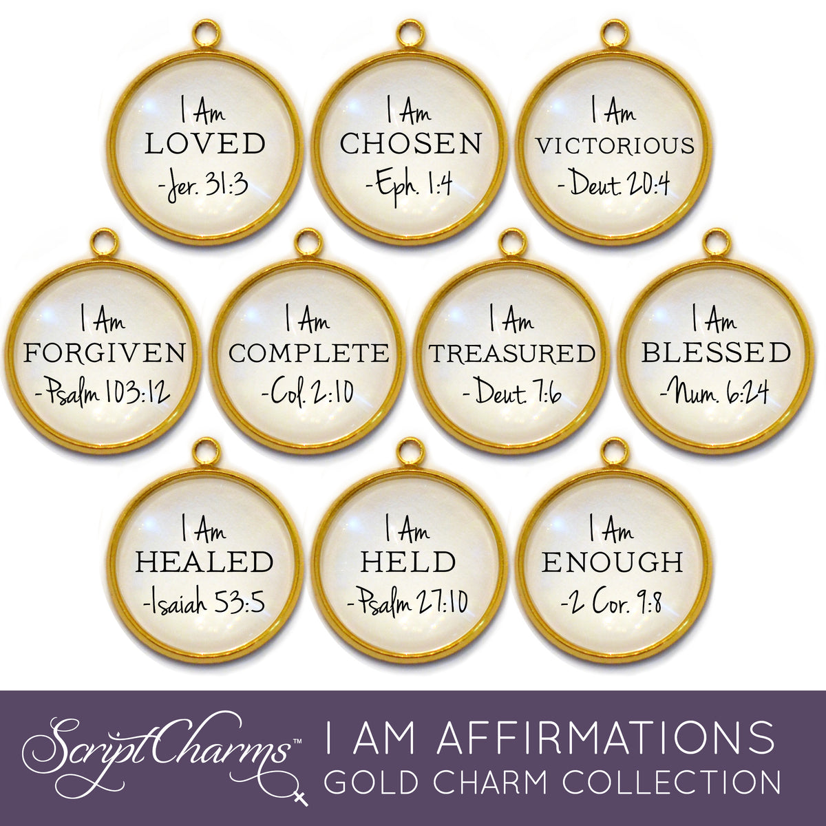 ScriptCharms – Christian Scripture Jewelry and Bulk Charms