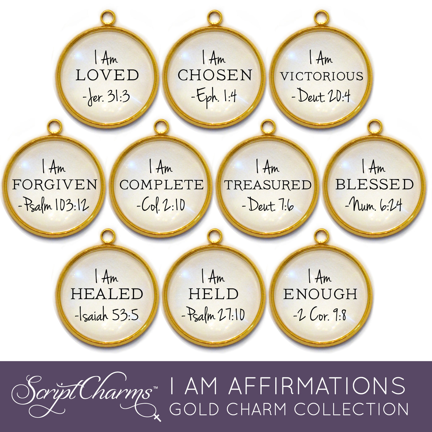 ScriptCharms – Christian Scripture Jewelry and Bulk Charms